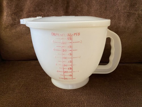 Tupperware 500-5 Mix N Store 8 Cup 2 Qt Measuring Mixing Bowl Pitcher w ...