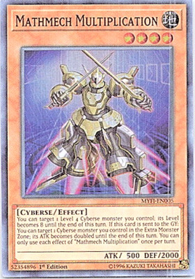 Mathmech Multiplication MYFI-EN005 Yu-Gi-Oh! Light Play 1st Edition | eBay