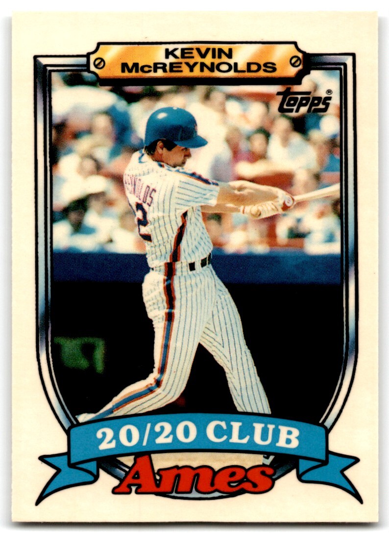 1989 TOPPS AMES 20/20 CLUB KEVIN MCREYNOLDS NEW YORK METS #20 | eBay