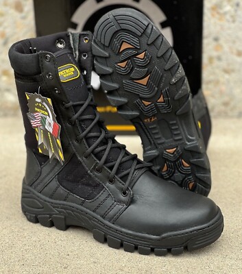 MEN'S WORK BOOTS COMBAT TACTICAL SLIP RESISTANT MILITARY STYLE HEAVY ...