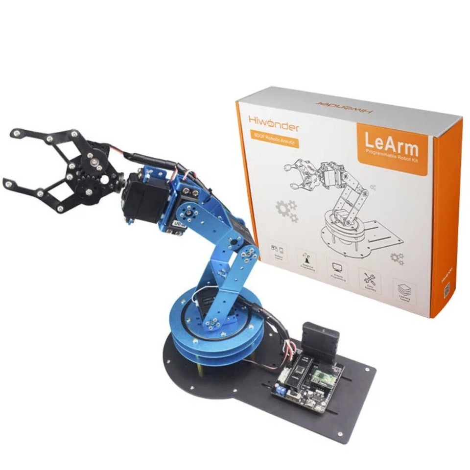 Robot Metal Alloy Mechanical Arm Claw Kit for Robotics Kit Educational ...