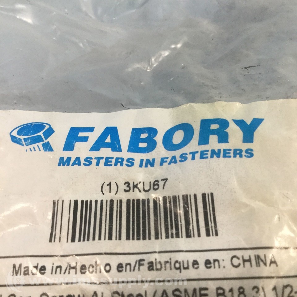 Fabory U07040.050.0100 Bag of 10 Cylindrical Socket Head Screws FNFP | eBay