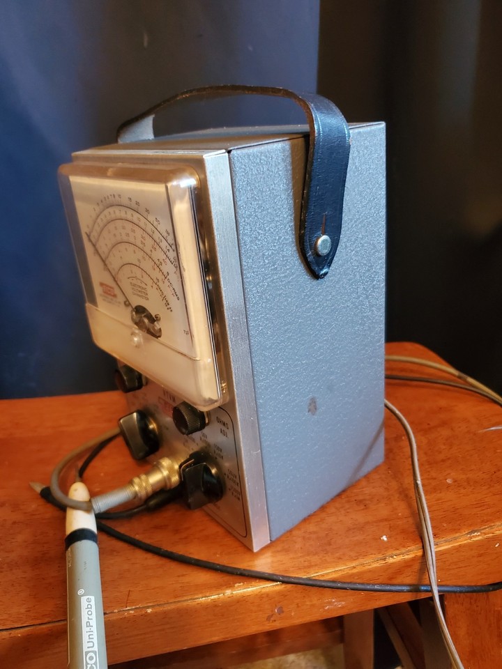 EICO Model 232 Peak to Peak Volt Ohm Meter VTVM w EICO Probe working | eBay
