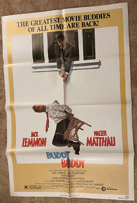 BUDDY BUDDY 1981 MOVIE POSTER 27x41 WALTER MATTHAU, JACK LEMMON, PAULA ...