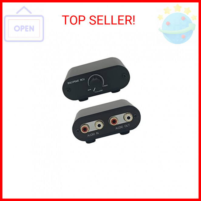 RCA Audio Volume Controller, line Volume Control Box, Mini attenuator ...