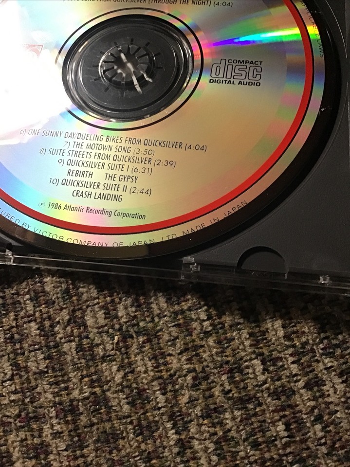 QUICKSILVER 1986 CD SOUNDTRACK OOP ATLANTIC PRINT 10TRX JAPAN PRINT ...