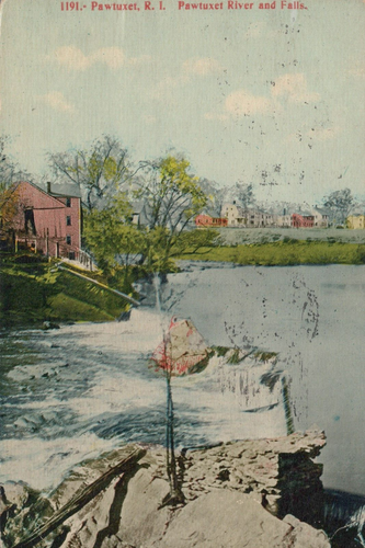 Pawtuxet River & Falls in Rhode Island Divided Back Vintage Post Card ...