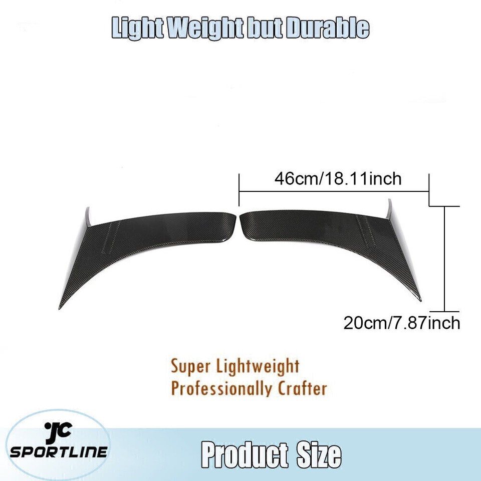 Carbon Fiber Side Air Vent Fender Fins for Mercedes Benz W222 S63 S65 ...