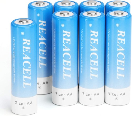 8/16 PACK REACELL AA Rechargeable Ni-MH Batteries 2800mah 1.2V High ...