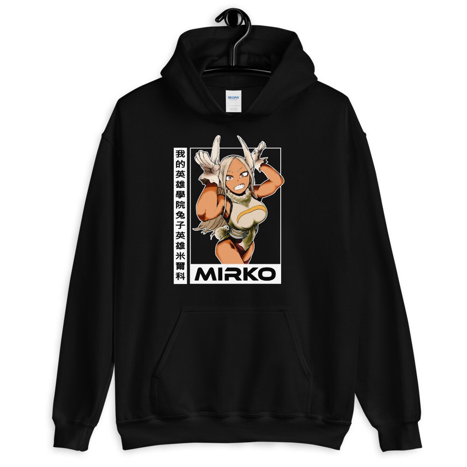 Unisex Rabbit Hero Mirko Hoodie Rumi Usagiyama Miruko BNHA MHA My Hero ...