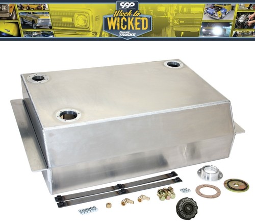 63-72 Chevy C10 C20 GMC Aluminum Gas Fuel Tank Kit Carb EFI Injection ...