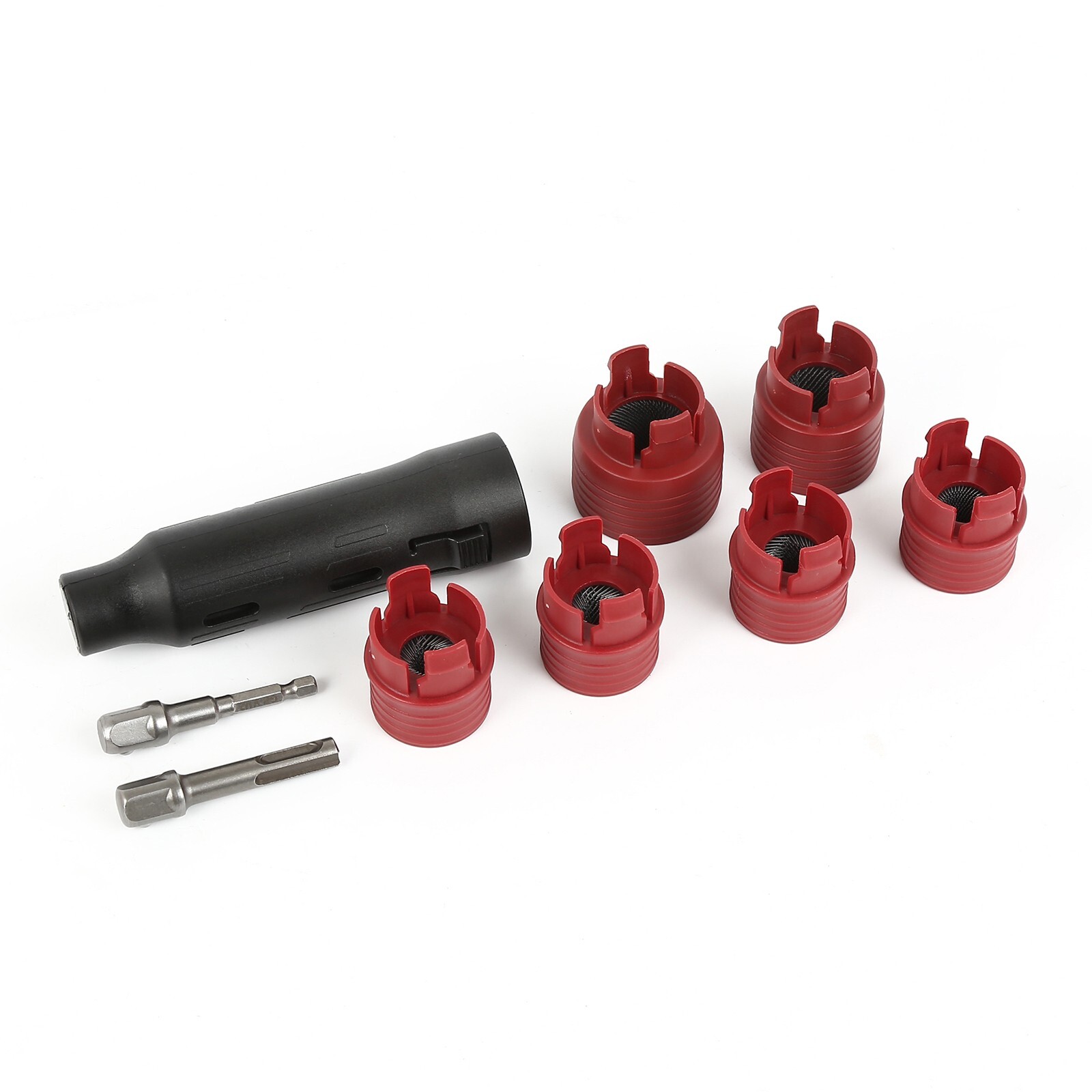 Wheel Stud Cleaner Tool Set to Remove Rust and Debris | 1/4" Hex to 1/2 ...