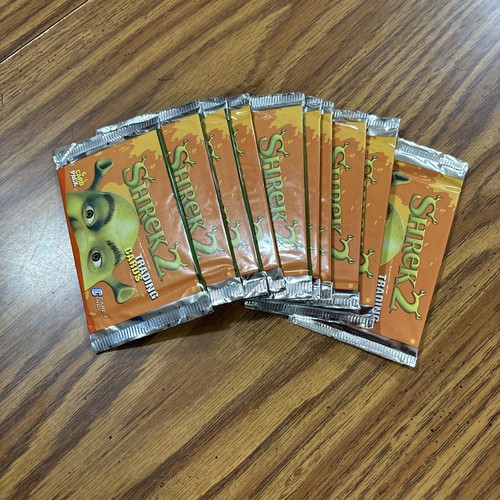 10 Vintage Trading Card Packs Sealed, SHREK 2, 2004 Dreamworks Cards ...