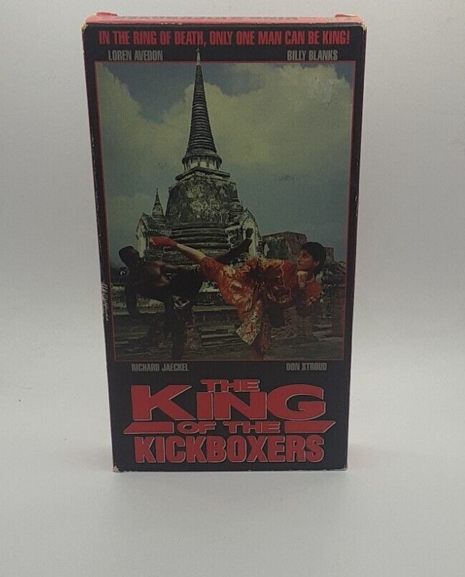 KING OF THE KICKBOXERS 1991 VHS Movie Martial Arts Karate Billy Blanks ...