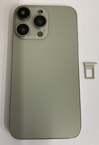 iPhone 15 Pro Housing Replacement Back & Frame Metal Glass Chassis ...