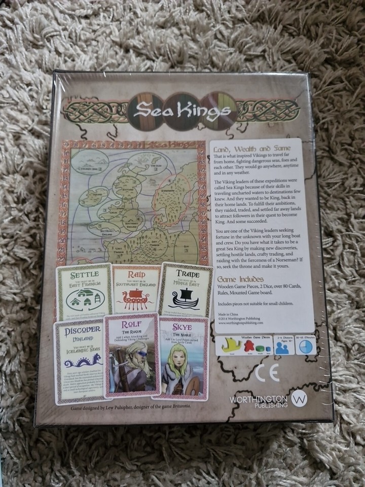 sea kings worthington publishing board game | eBay UK