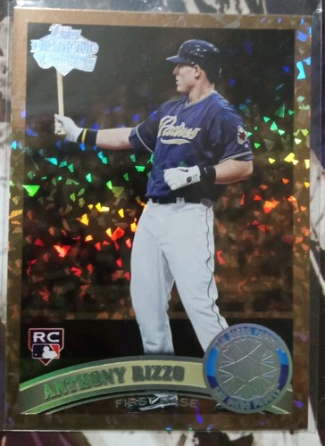 2011 Topps Update Cognac Diamond Anniversary Anthony Rizzo #US55 Rookie ...