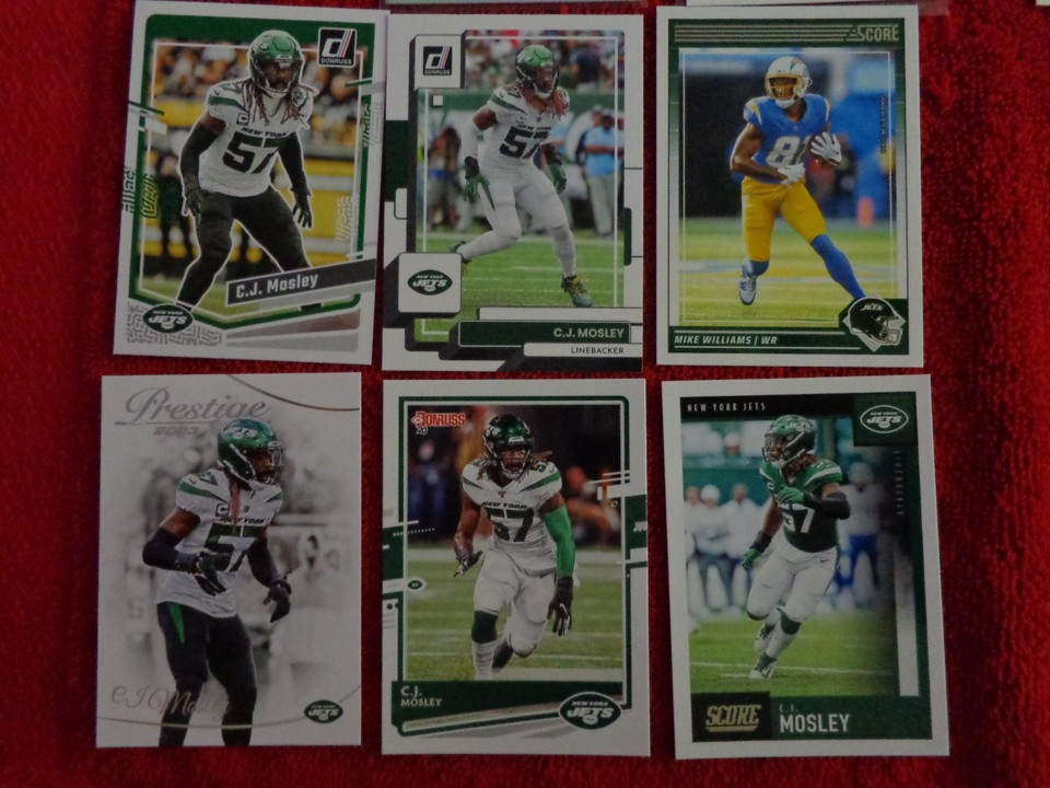 107 card JETS Large Lot Isaiah Davis AUTO Garrett Wilson Ahmad Gardner ...