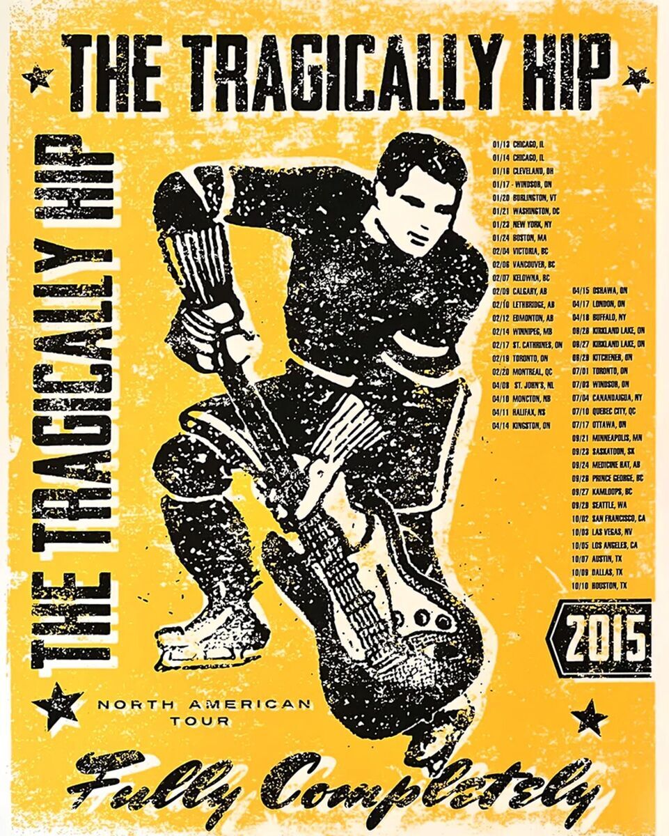 Tragically Hip Concert Poster 2015 8x10 Picture Celebrity Print | eBay