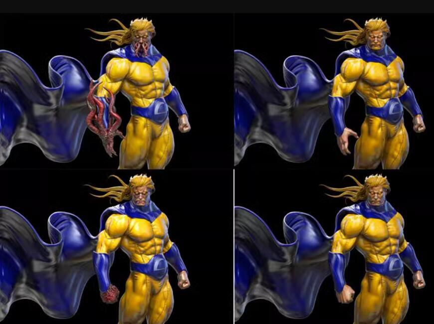 Anime Sentry 1/8 1/6 Figure Unpainted GK Model 3D Printed Unassembled ...