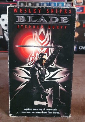Blade *VHS *movie film video *1998 *Wesley Snipes *Rated R Action * | eBay