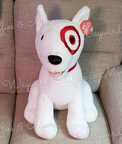 NWT Target 24” Bullseye Plush Dog Huge and Super Cute! LIMITED Edition ...