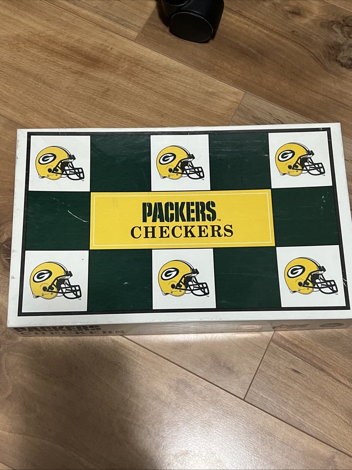1993 NFL Checkers Board Game Packers vs Bears Big League Promotions | eBay