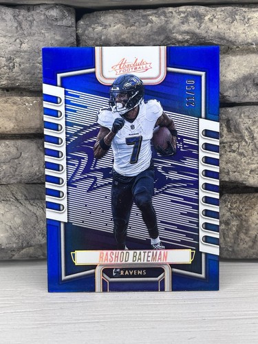 2023 Panini Absolute #86 Rashod Bateman Blue /50 🔥 Baltimore Ravens | eBay