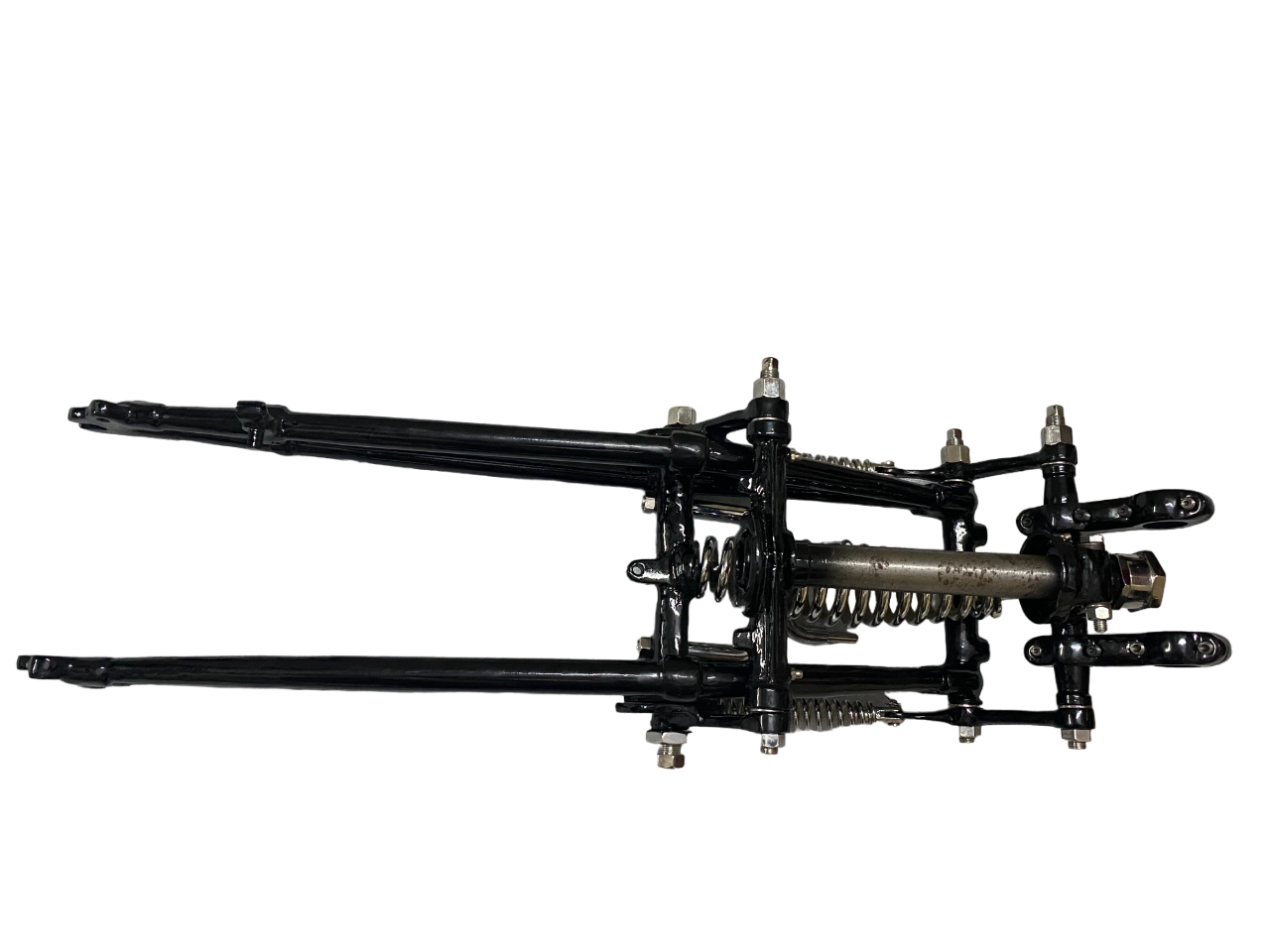 Norton 16H 500cc Front Girder Fork Springer Assembly Chrome & Black ...