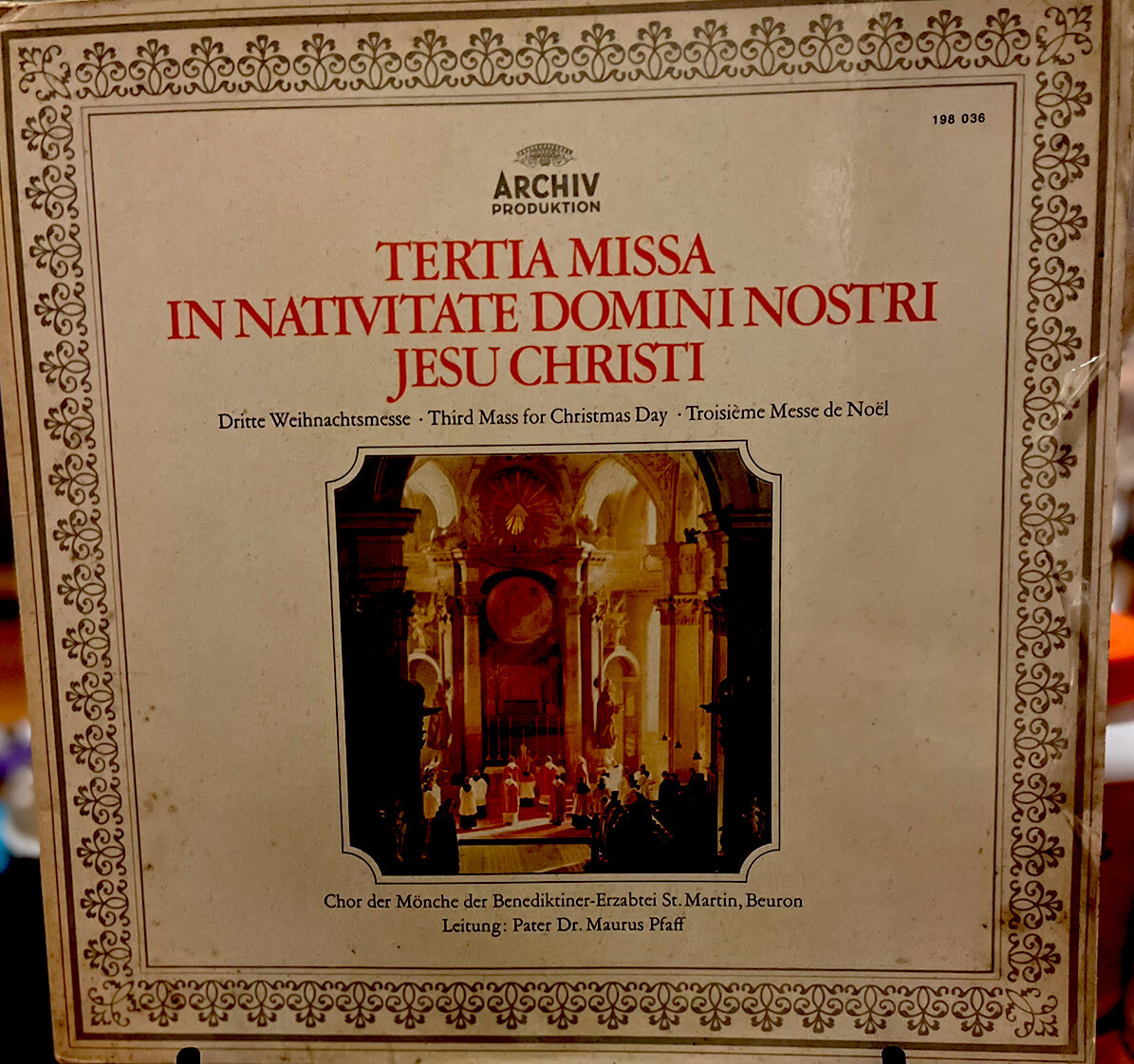 Tertia Missa In Nativitate Domini Nostri Jesu Christi Vinyl LP German ...
