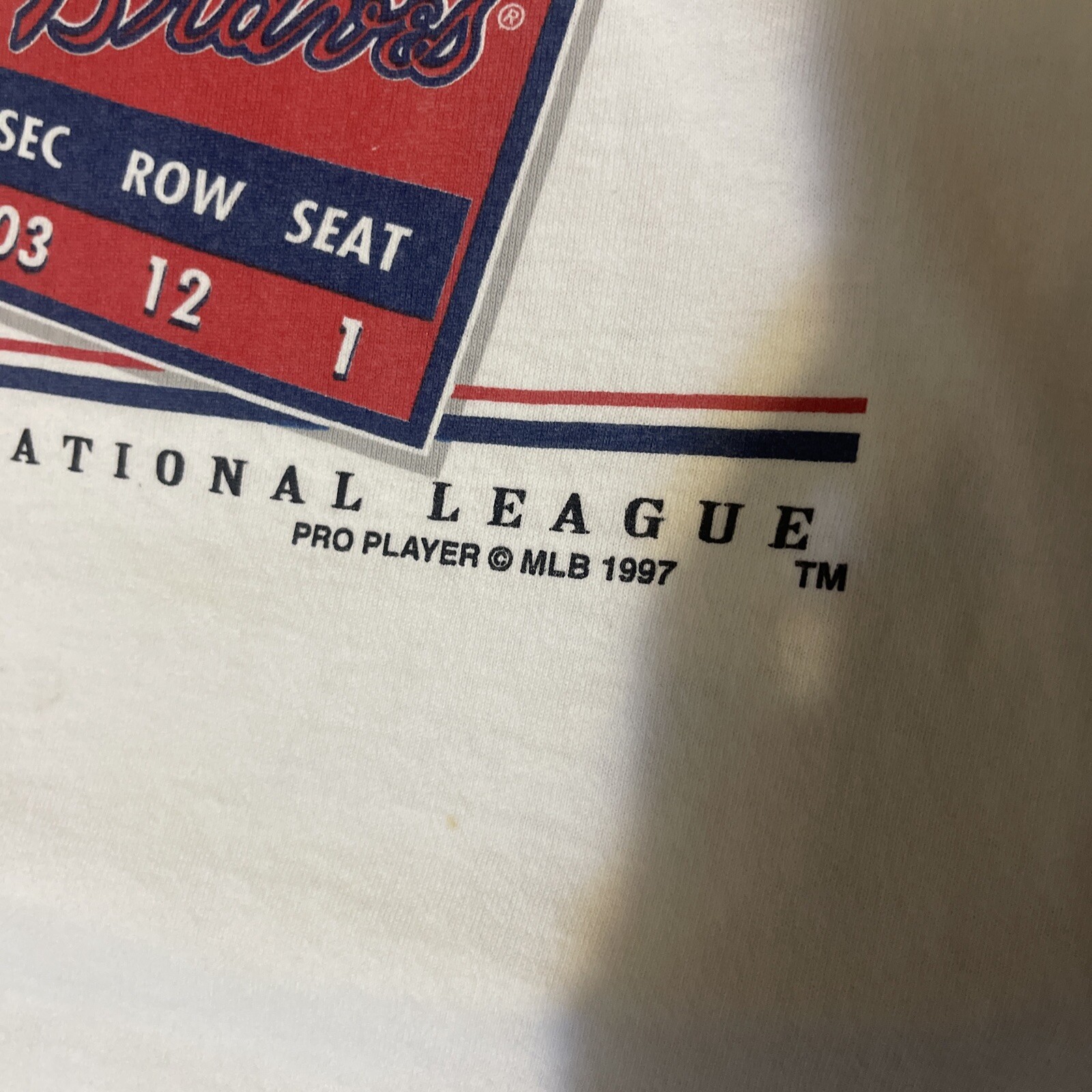 Vintage MLB ‘97 First Interleague Game Baltimore Orioles Atlanta Braves ...