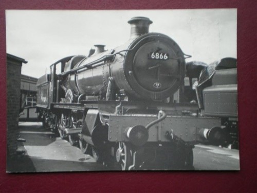 PHOTO GWR LOCO 6866 AT SWINDON 1962 | eBay