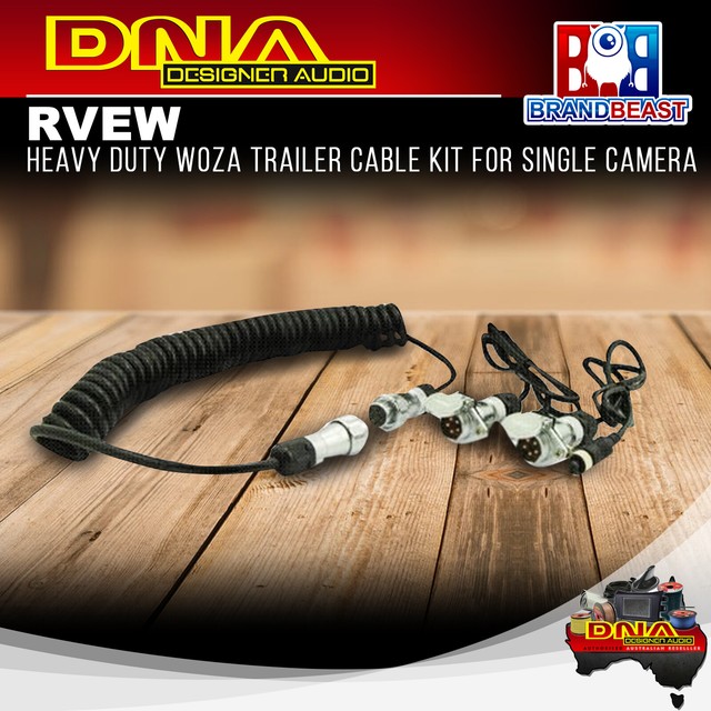 DNA RVEW Heavy Duty WOZA Trailer Cable Kit For Single Camera for sale ...