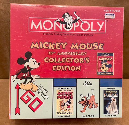 MONOPOLY+Mickey+Mouse+75th+Anniversary+Collector%27s+Edition+Board+Game ...