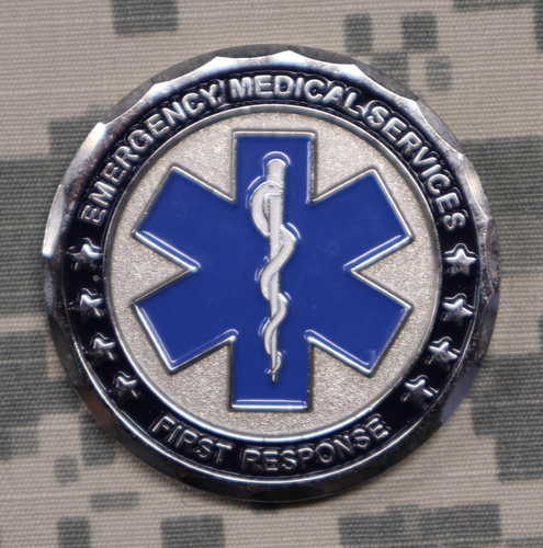 UNIQUE Emergency Medical Services First Response Challenge Coin | eBay