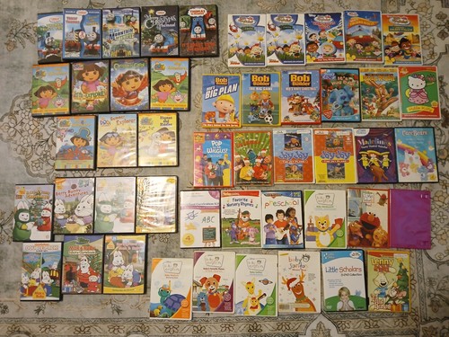 48 p Lot of Vintage RARE Early 2000's Kids Dvd's Bob The Builder Dora Max & Ruby | eBay