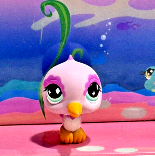 LITTLEST PET SHOP LPS AUTHENTIC LILAC HUMMINGBIRD BIRD #505 | eBay