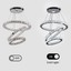 Modern LED Chandelier Crystal Ring Chandelier LED Pendant Light for ...