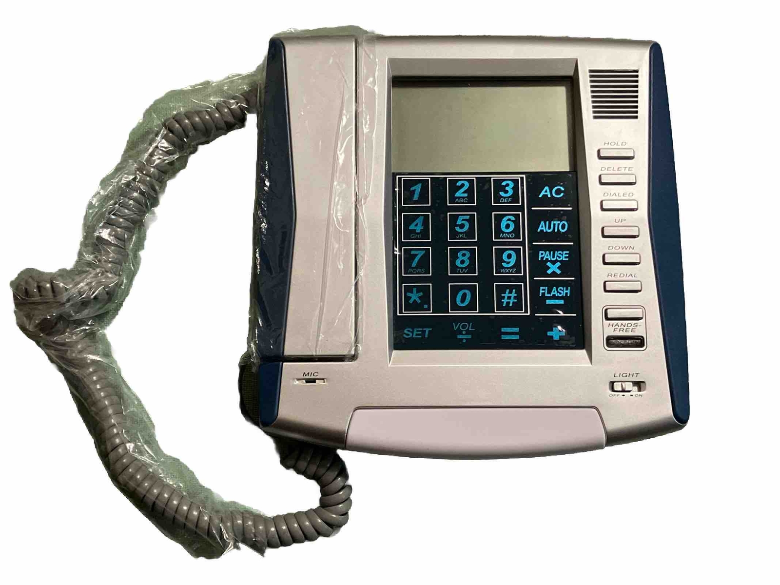 2006 Innovage Phone Talking Caller ID LCD Touch Panel Land Line Silver ...