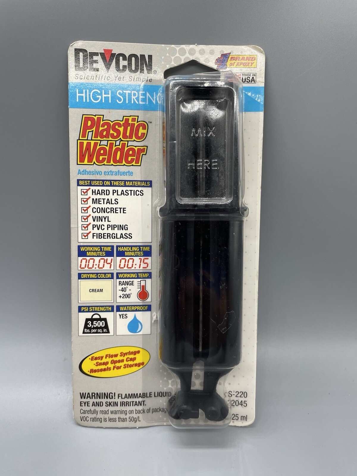 Devcon 1 Oz. Plastic Welder Epoxy 22045 - Cream - 1 oz. | eBay