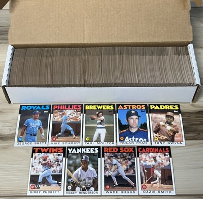 1986 Topps Baseball Complete Set #1-792 - Nolan Ryan Cal Ripken Jr. | eBay