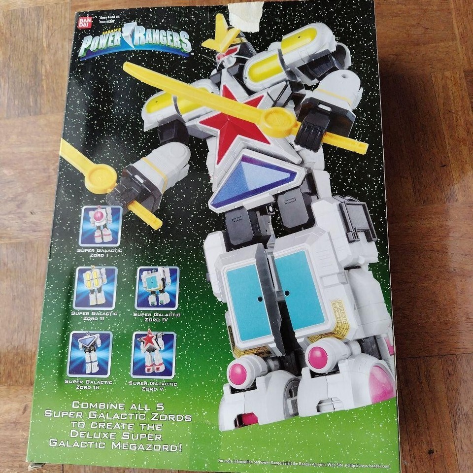 Power Rangers Lost Galaxy Deluxe Super Galactic Megazord Vtg 1999 Set ...