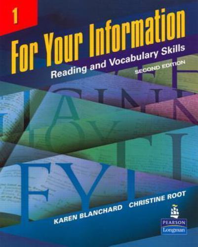 For Your Information : Reading and Vocabulary Skills, DVD (Levels 1 And ...