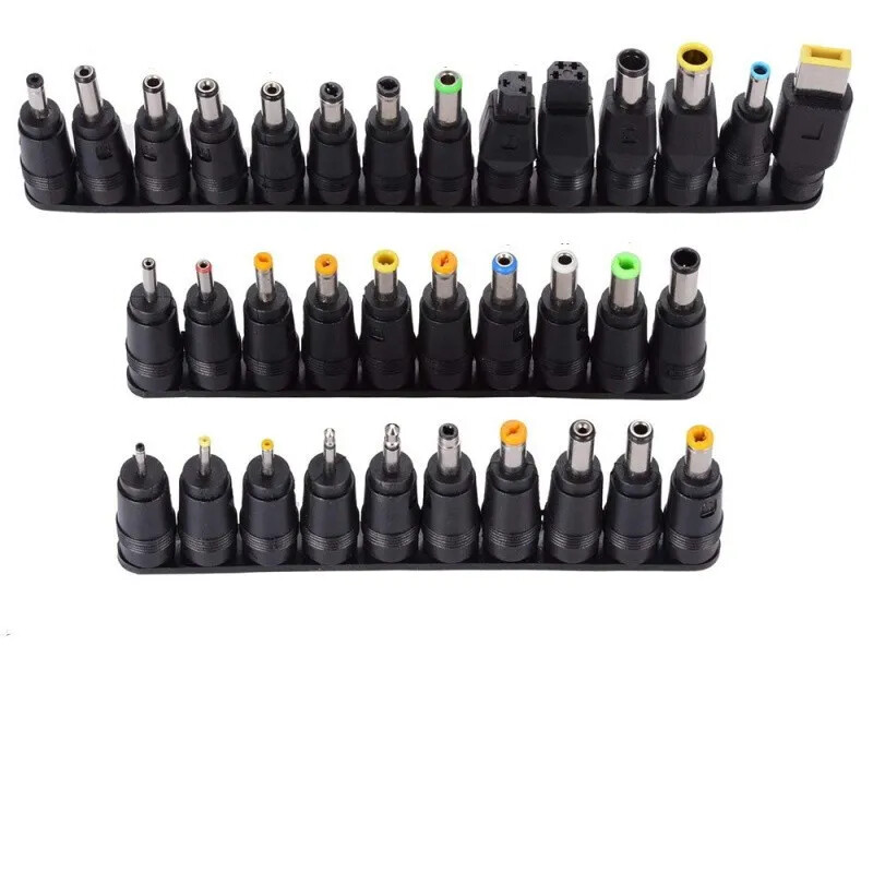34PCS/8PCS Universal 5.5mmx2.1mm DC AC Power Adapter Tips Connector ...