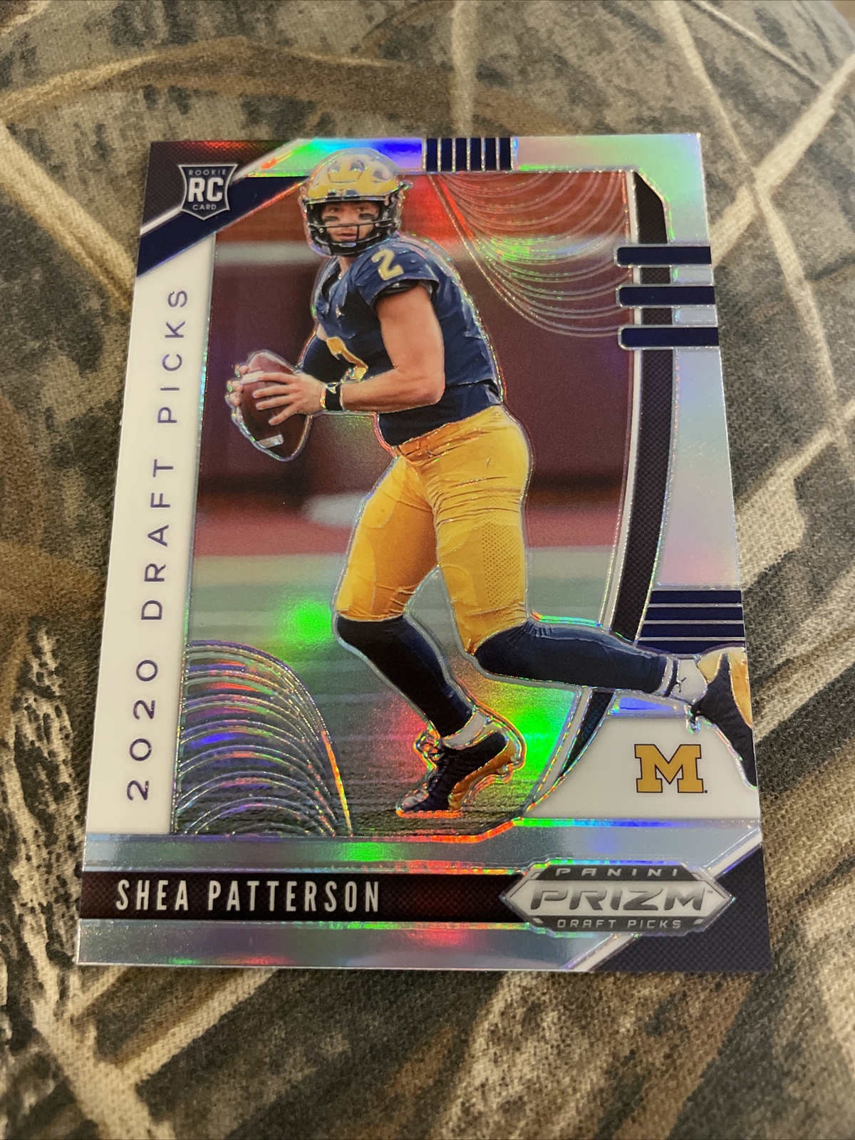 2020 Panini Prizm Draft Picks Shea Patterson Rookie Silver Prizm #138 ...