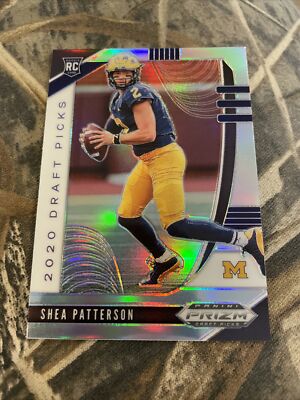 2020 Panini Prizm Draft Picks Shea Patterson Rookie Silver Prizm #138 ...