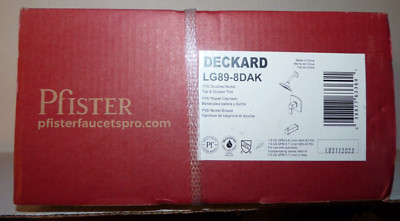 Pfister LG89-8DAK PVD Brushed Nickel Tub & Shower Trim | eBay