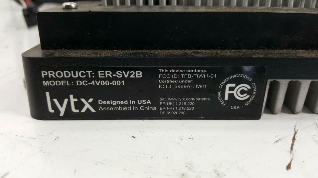 LYTX Drive Cam ER-SV2B DC-4V00-001 Removed from 2015 Peterbilt Pete 579 ...