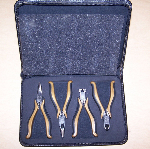 Vintage Craftsman Professional 4pc. Mini Precision Plier Set Pliers W/Case | eBay