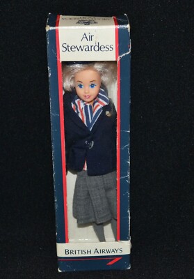 British Airways Air Stewardess Doll Vintage Rexard Dolls England | eBay